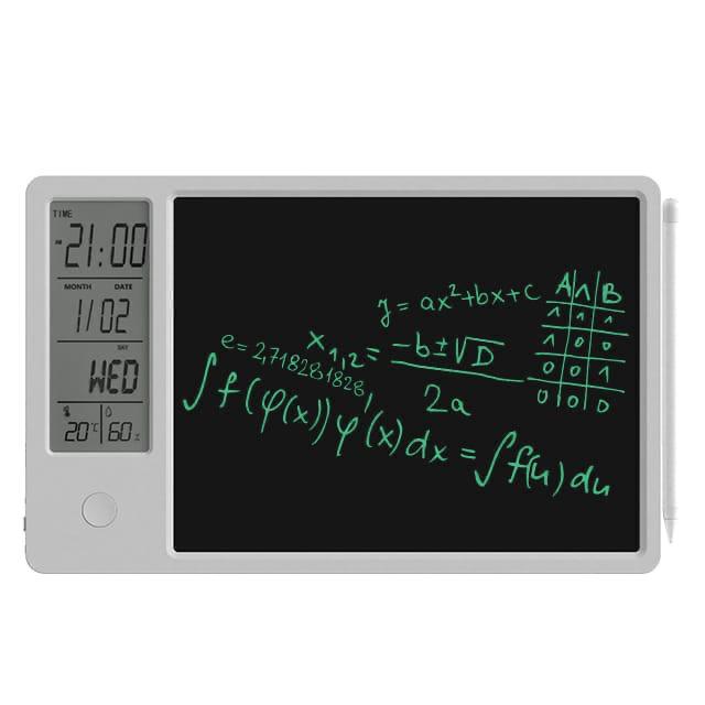 Digital Writing Pad Electronic Desktop Calendar With Notepad LCD ...