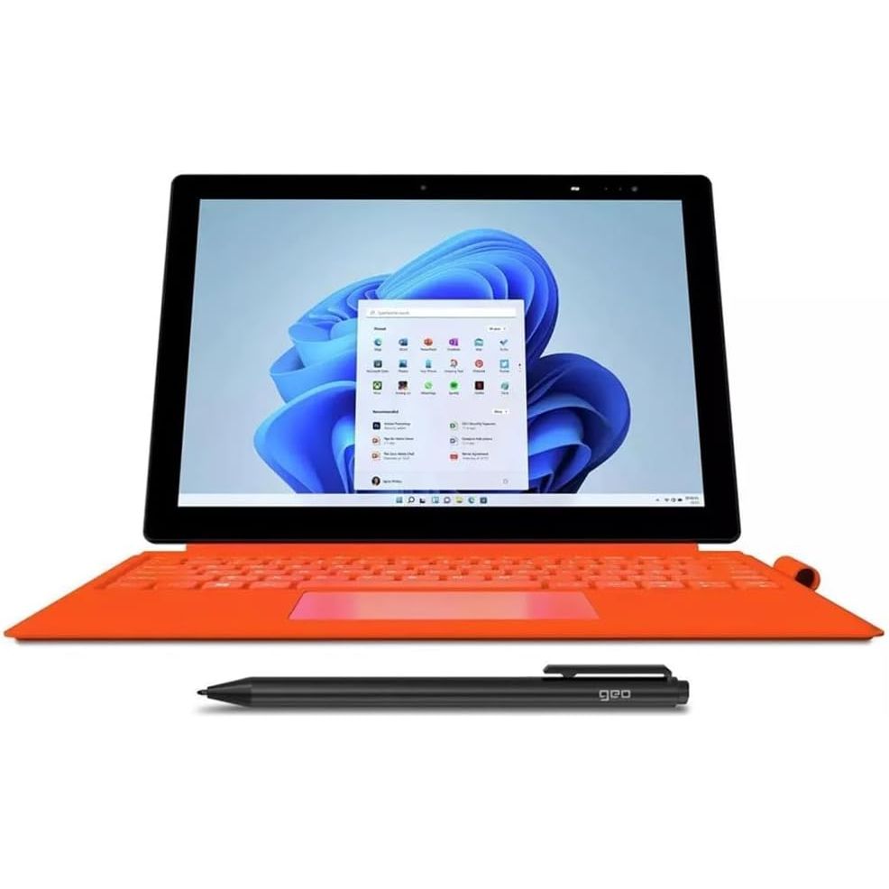 Geo GeoPad 220 12.1" 2K Touchscreen 2-in-1 Laptop / Tablet Detachable ...