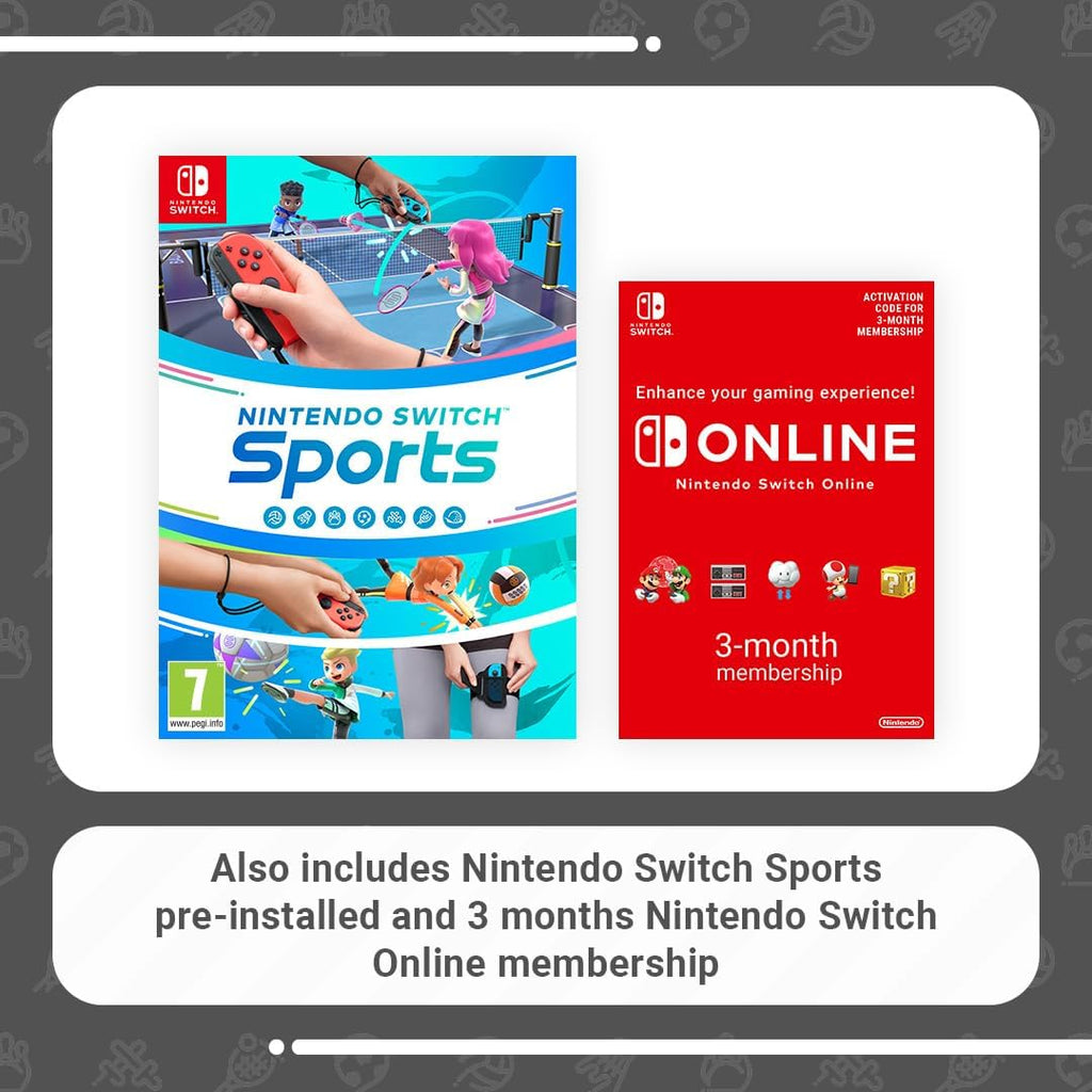 Nintendo Switch plus Nintendo Switch Sports (pre-installed) and 3 ...
