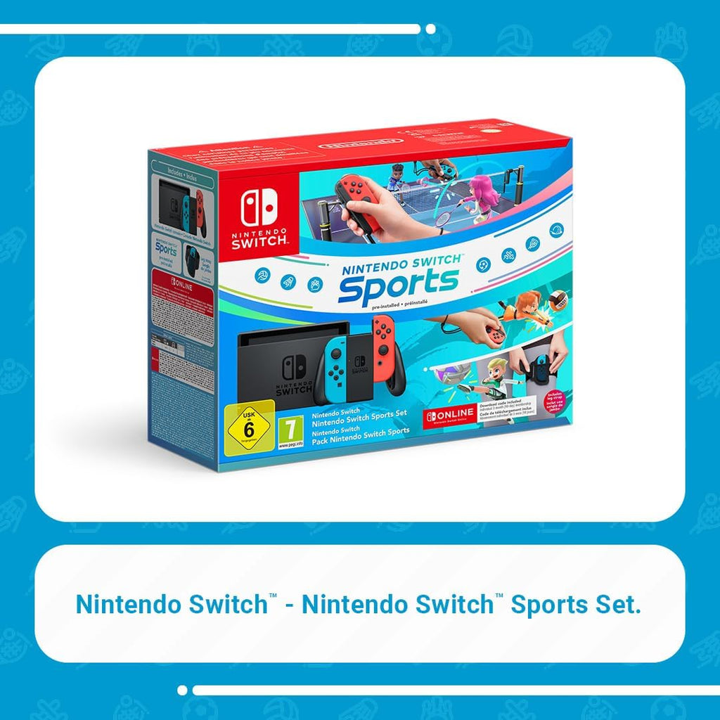 Nintendo Switch plus Nintendo Switch Sports (pre-installed) and 3 mont ...
