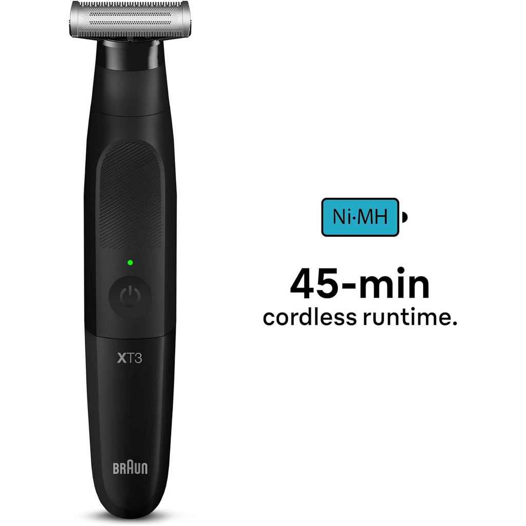 Braun Series XT3100 Hybrid Electric Mens 4D-Blade Trimmer - Black ...