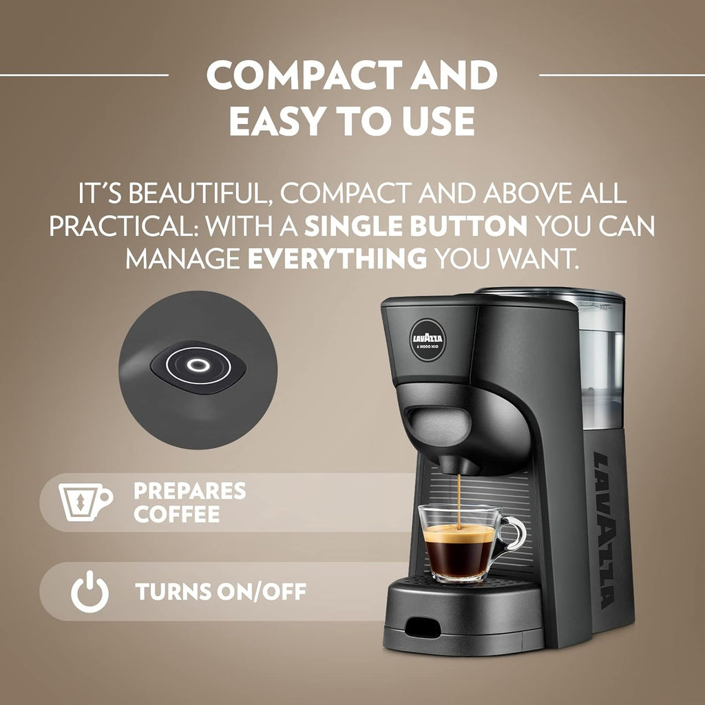 Lavazza A Modo Mio Tiny Eco Coffee Capsule Machine - Black | Gadcet UK ...