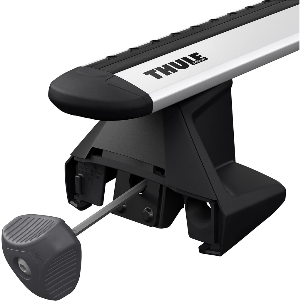 Thule 710500 Roof Racks, Evo Clamp, Black, Set of 4– Gadcet UK