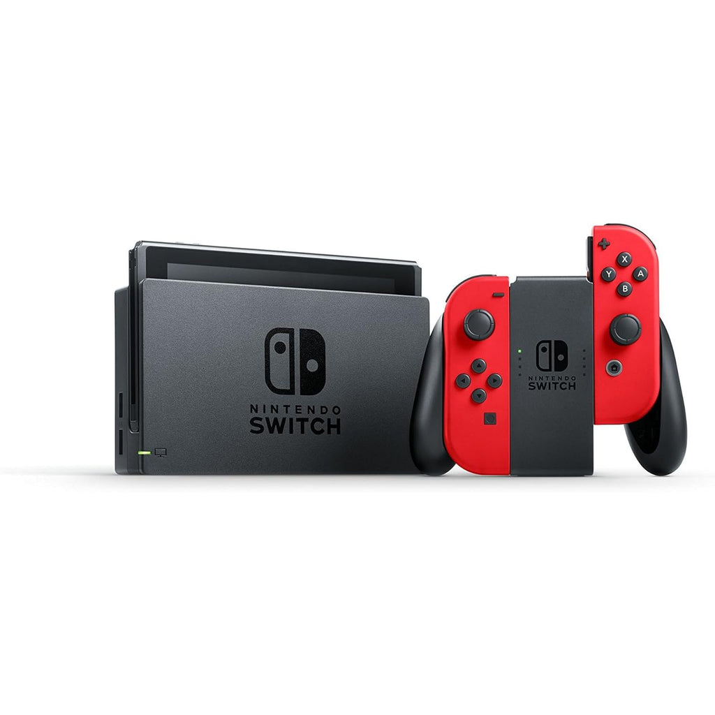 Nintendo Switch Console + Super Mario Odyssey – Red/Rouge Special Edit ...