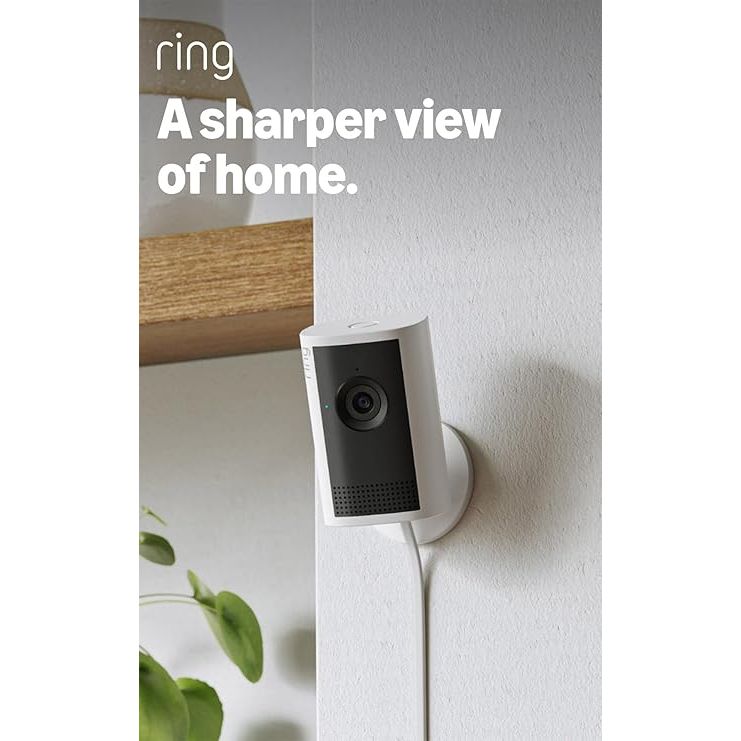 Ring Indoor Camera Plus (Newest Gen) – 2K HD, Plug-In, Low-Light Visio ...