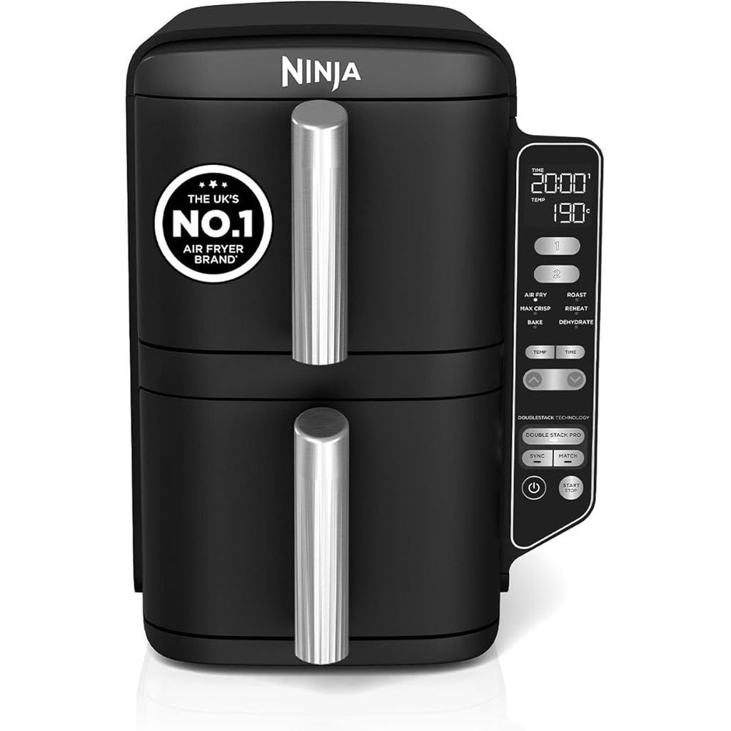 Ninja Double Stack Vertical Air Fryer 7.6L SL300UK - Black– Gadcet UK