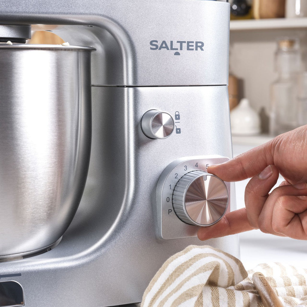 Salter Aspen Stand Mixer – 5L Bowl, Powerful Motor, Ideal for Baking ...