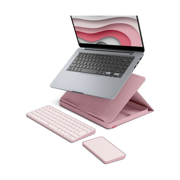 LOGITECH Casa Pop-up Desk Wireless Keyboard & Touchpad Set - Bohemian ...