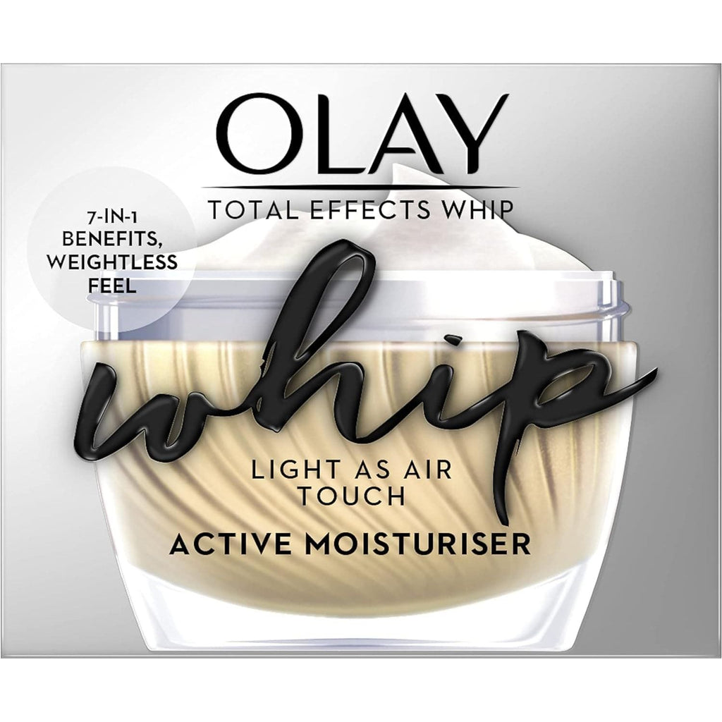 Olay Total Effects Whip Moisturizer 50ml - 7-in-1 Lightweight Airy ...