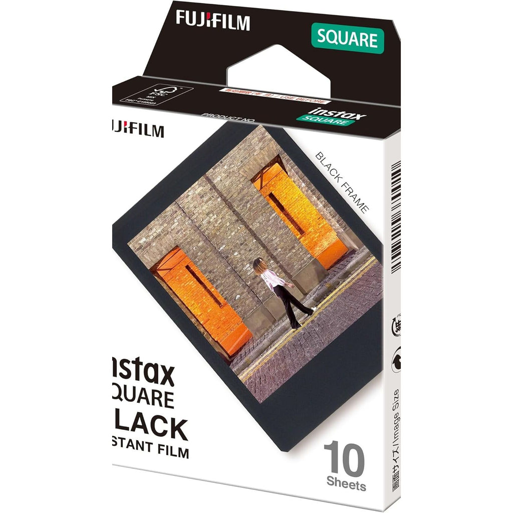 Fujifilm instax SQUARE Instant Film Black Border – 10 Shot Pack– Gadcet UK