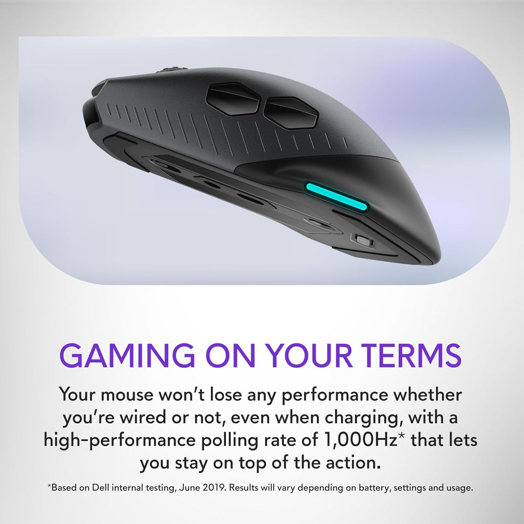 Alienware 610M Gaming Mouse - Wired/Wireless, AW610M (Dark Side Of The ...