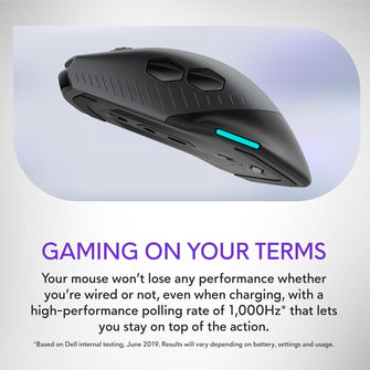 Alienware 610M Gaming Mouse - Wired/Wireless, AW610M (Dark Side Of The ...