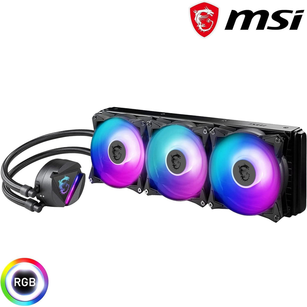 MSI MAG CoreLiquid 360R V2 AIO Liquid CPU Cooler - ARGB Rotatable Bloc ...