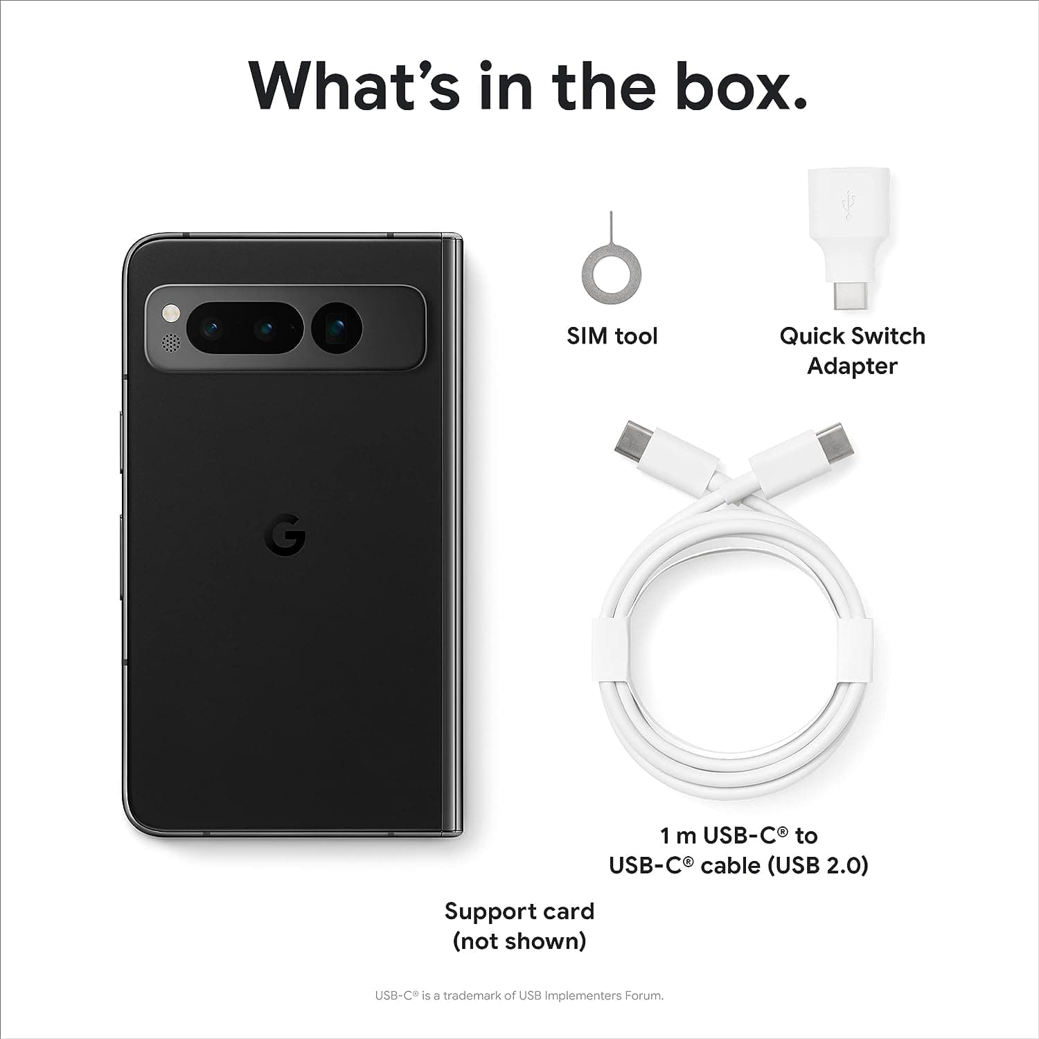 Google Pixel Fold - 5G - 256GB Storage - 12GB RAM - Dual Sim - Obsidia ...