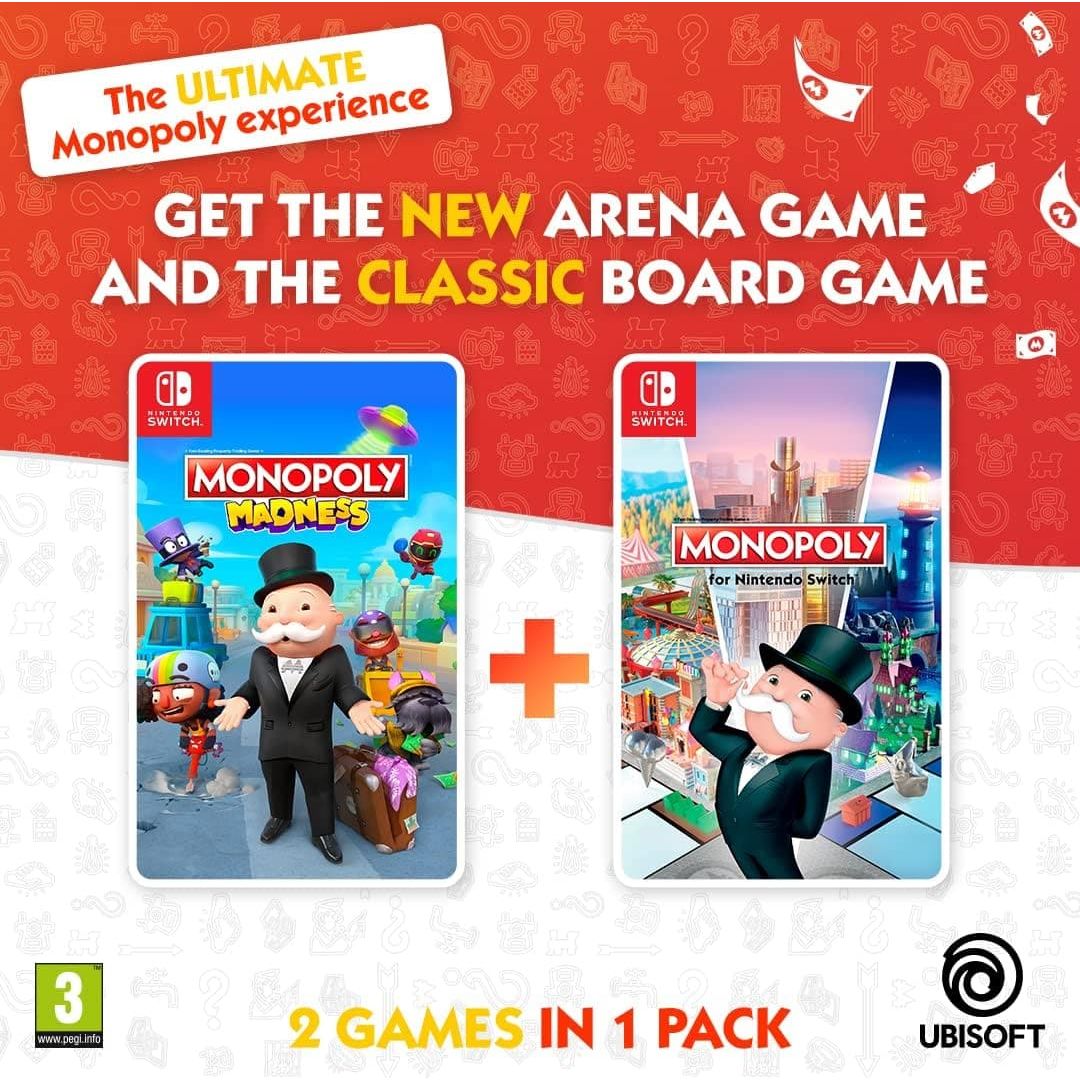Monopoly + Monopoly Madness (Nintendo Switch) | Gadcet UK Games £32.99 ...