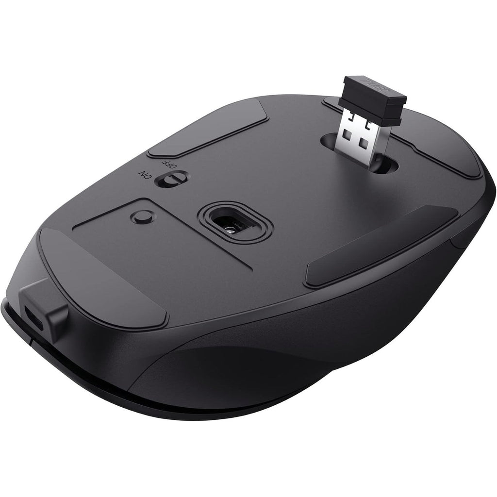Trust Fyda Rechargeable Wireless Mouse – 800-2400 DPI, 6 Buttons ...
