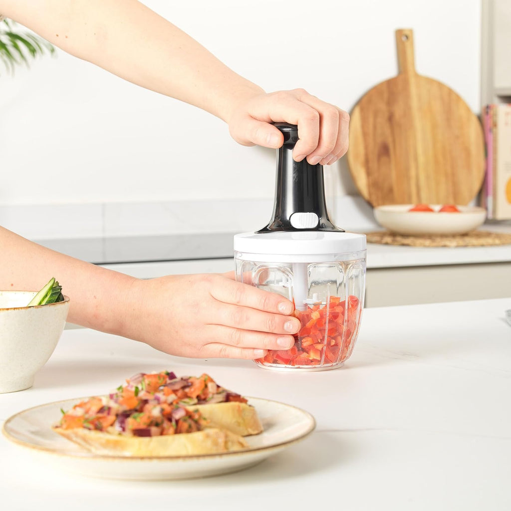 Salter BW12923EU7 Press Chopper – Manual Hand Dicer for Onion, Pepper ...