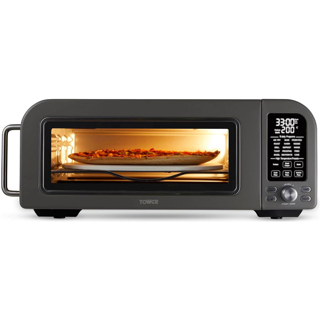 Tower T17141 Elite Pizza Oven with 5 High Temperature Programs, 15 ...