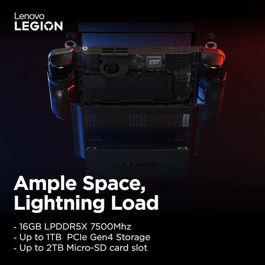 Lenovo Legion Go Handheld Gaming Console, 8.8-inch 2K Display, AMD Ryz ...