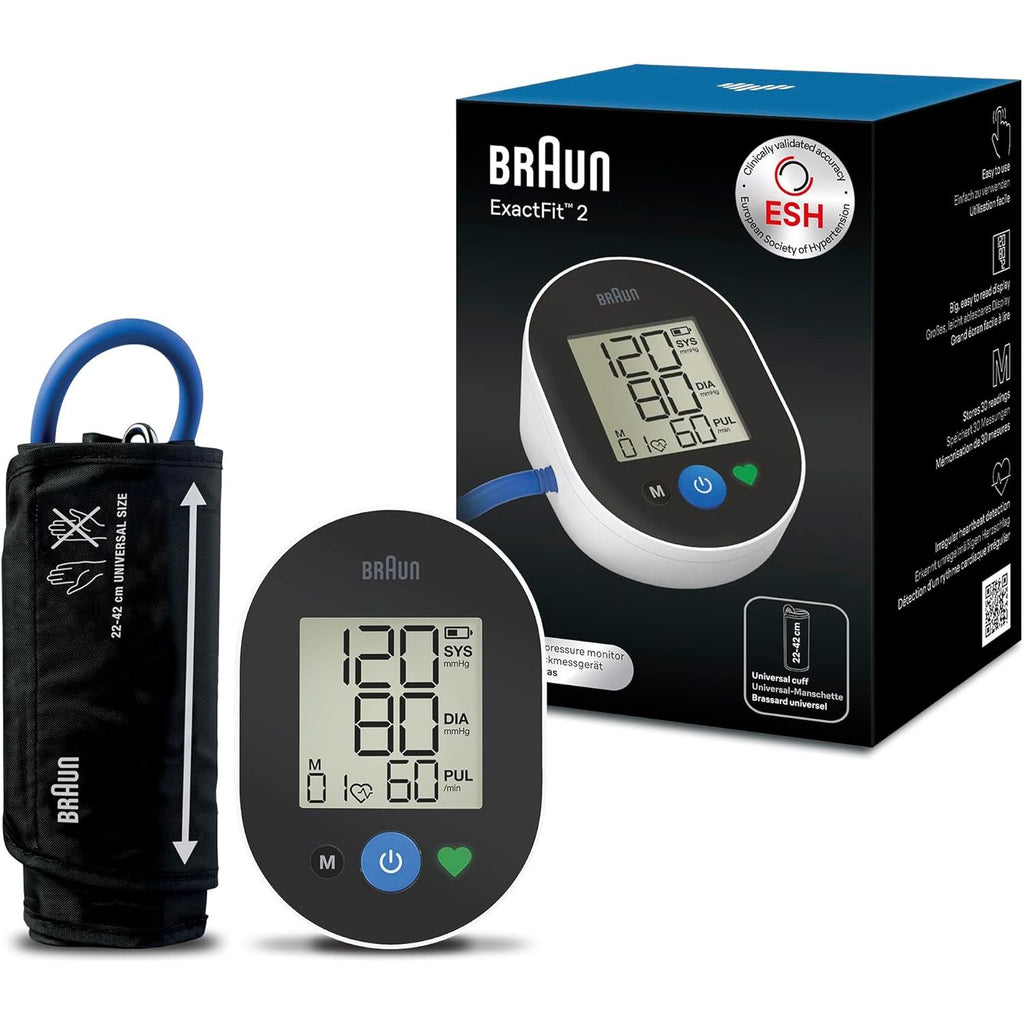 Braun ExactFit™ 2 Upper Arm Blood Pressure Monitor – Clinically ...