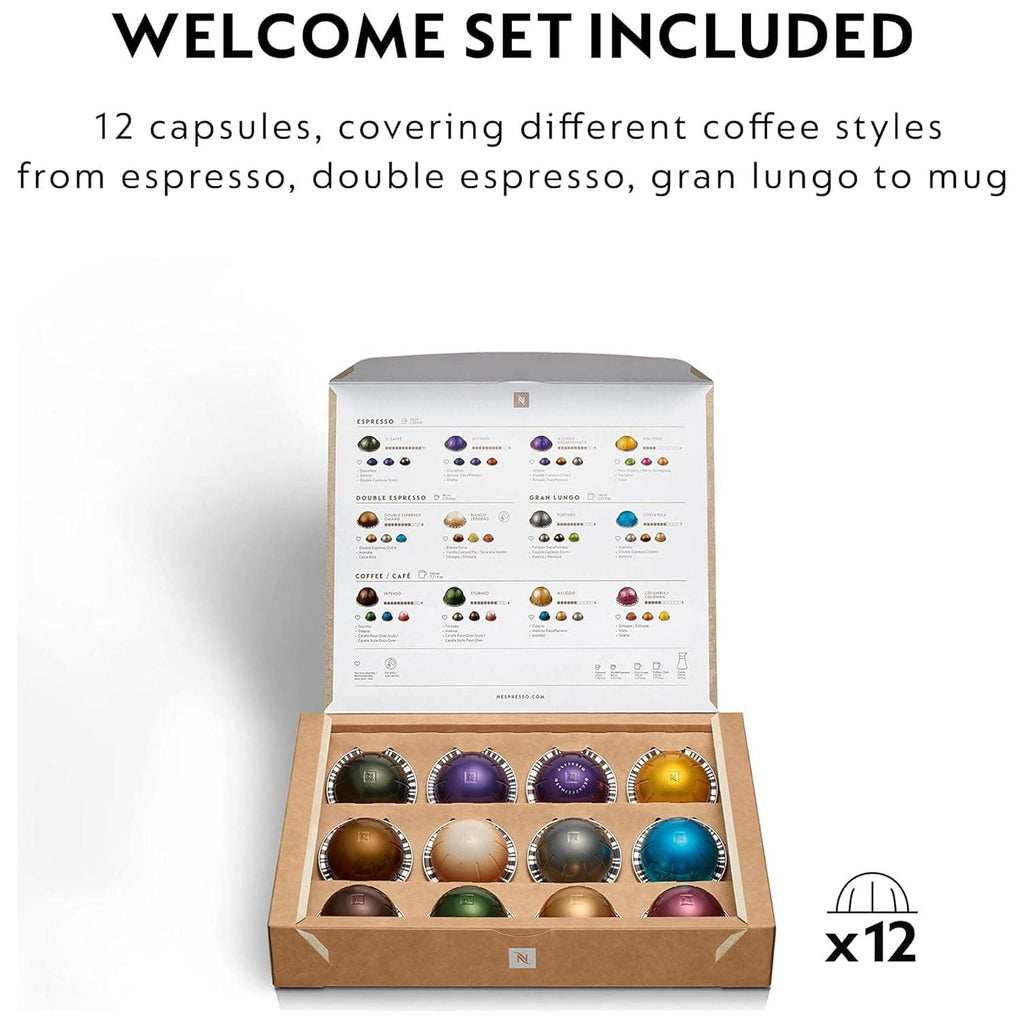 Nespresso Vertuo Plus Automatic Pod Coffee Machine for Americano, Deca ...
