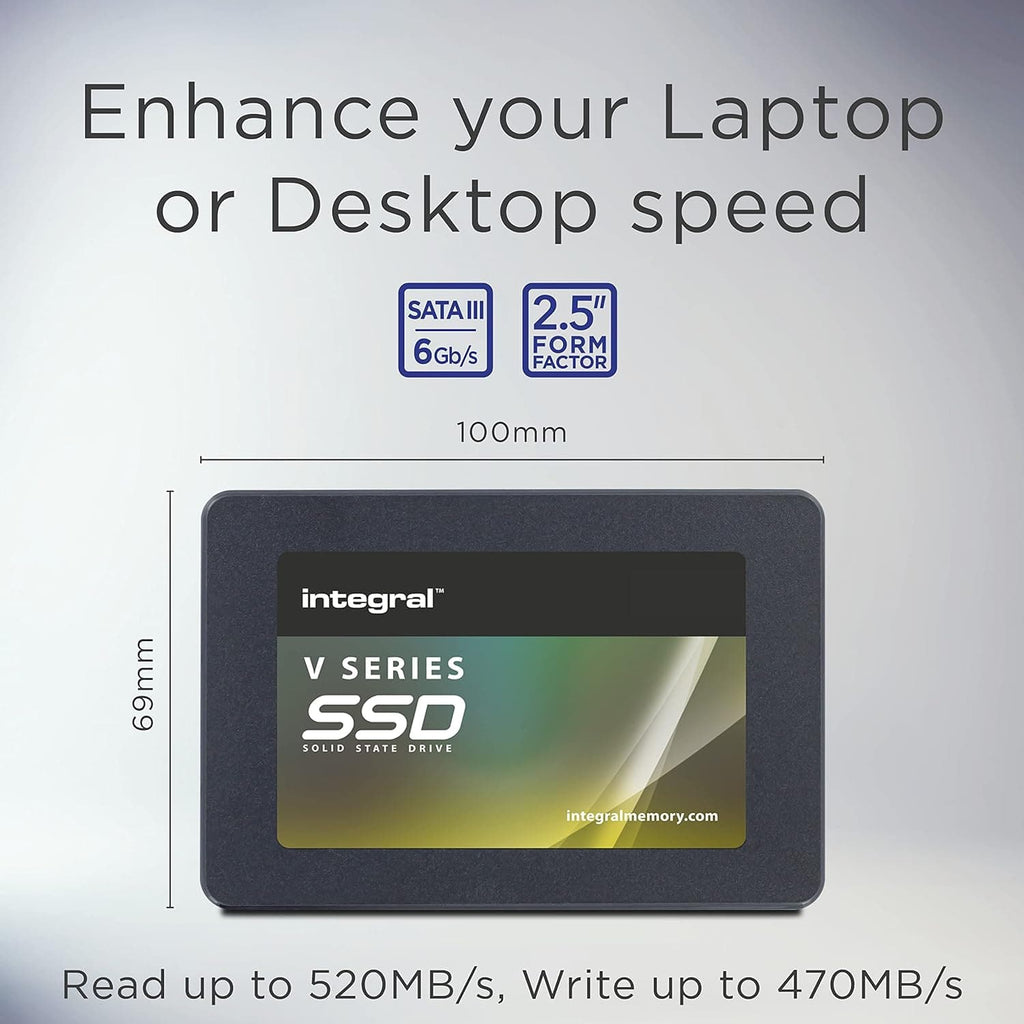 Integral V Series 960GB SATA III 2.5 Inch Internal SSD, up to 530MB/s ...