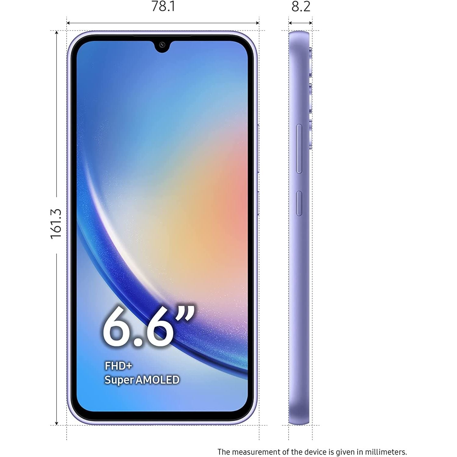 Samsung Galaxy A34 5G 8GB RAM, 128GB Storage, Dual Sim, Awesome Violet ...