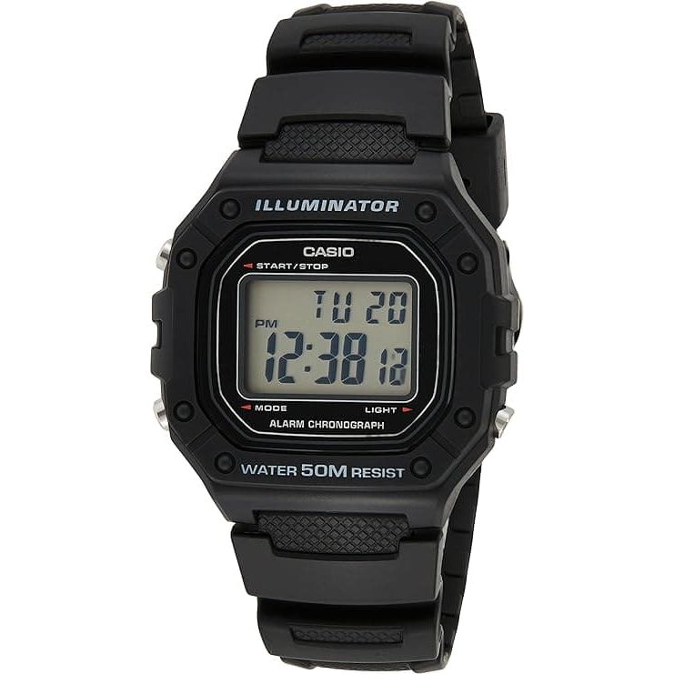Casio Black and LCD Plastic/Resin Quartz Chronograph Watch | Gadcet UK