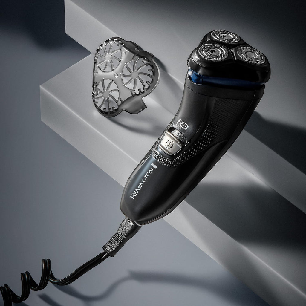 Remington R3 Men's Electric Rotary Shaver - Dual Track Blades, Pivoting ...