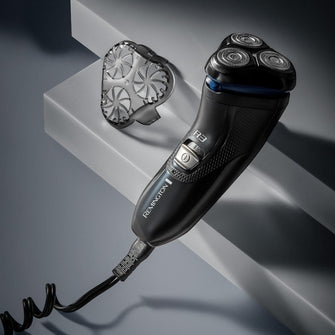 Remington R3 Men's Electric Rotary Shaver - Dual Track Blades, Pivoting ...