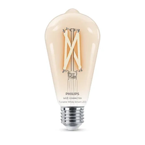 Philips Smart LED Filament Bulb – ST64 7 W Clear E27– Gadcet UK
