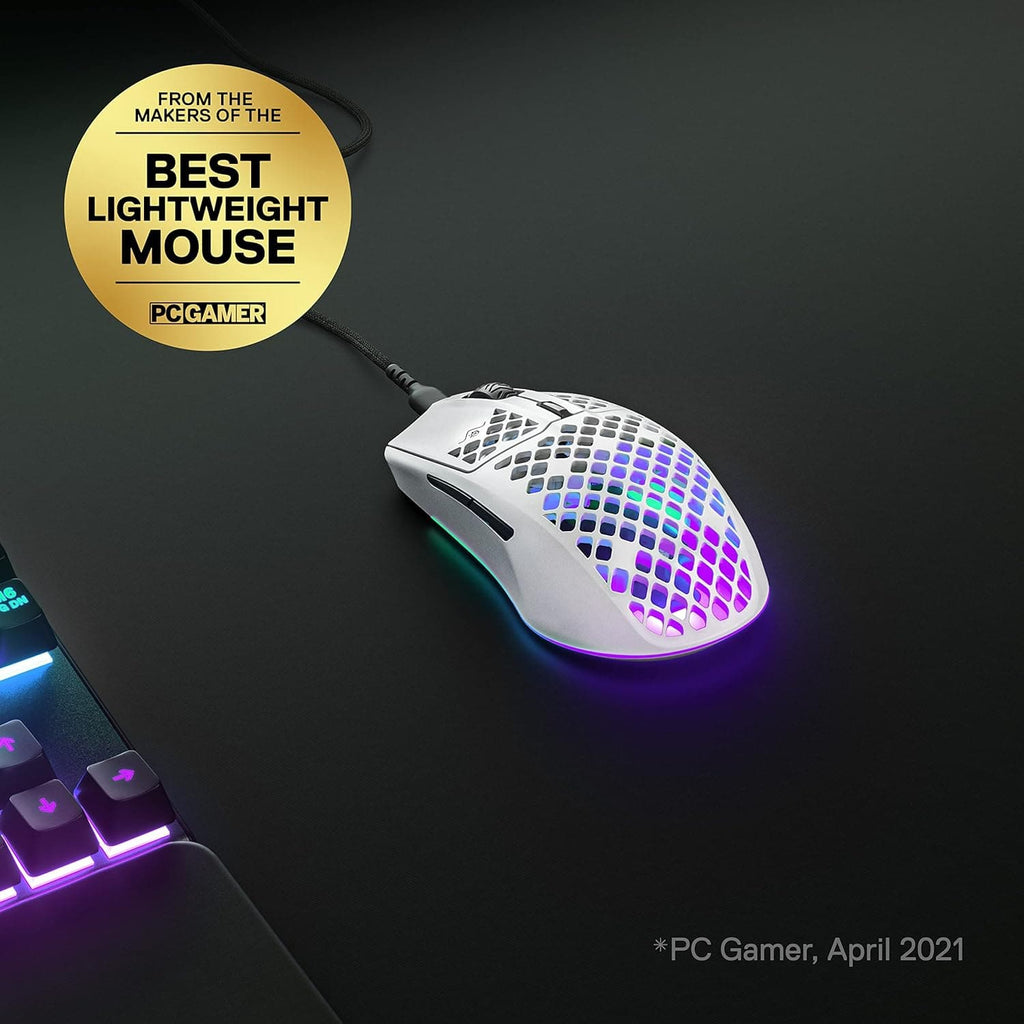 SteelSeries Aerox 3 RGB Gaming Mouse - Ultra-lightweight, Water-Resist ...