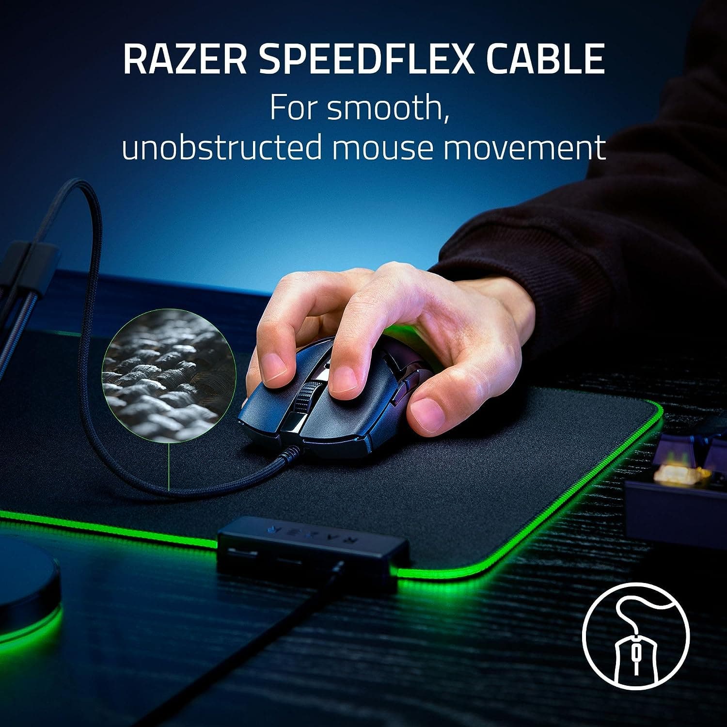 Razer Cobra Lightweight Wired Gaming Mouse, 57g, Chroma RGB Lighting ...
