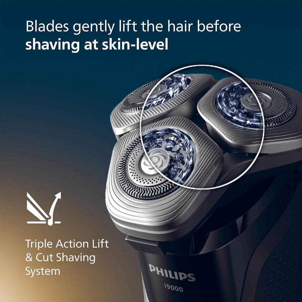 Philips Shaver i9000 Wet & Dry – SkinIQ Technology, Triple Lift & Cut ...
