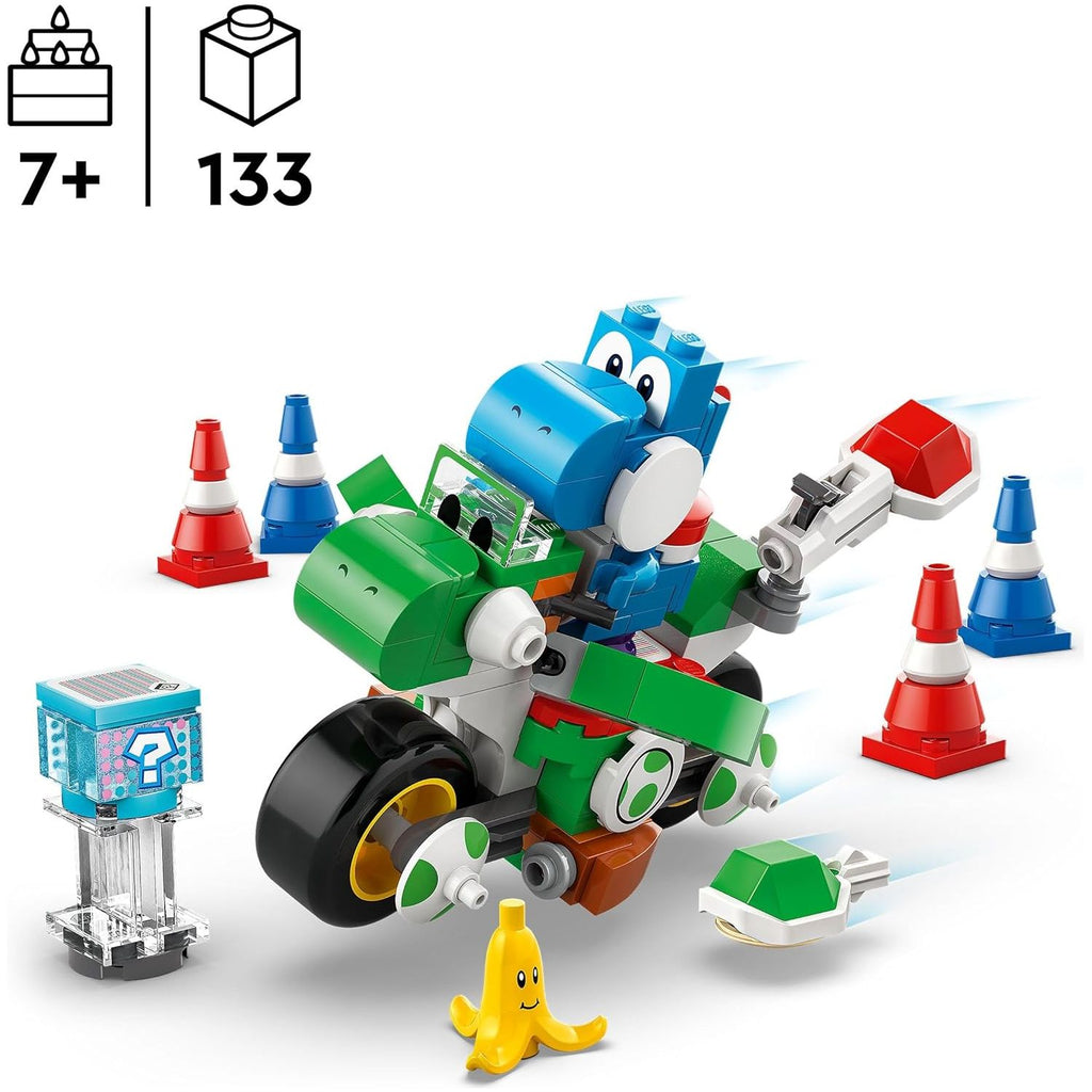 LEGO Super Mario: Mario Kart Yoshi Bike Set (72031) – Building Toy for ...