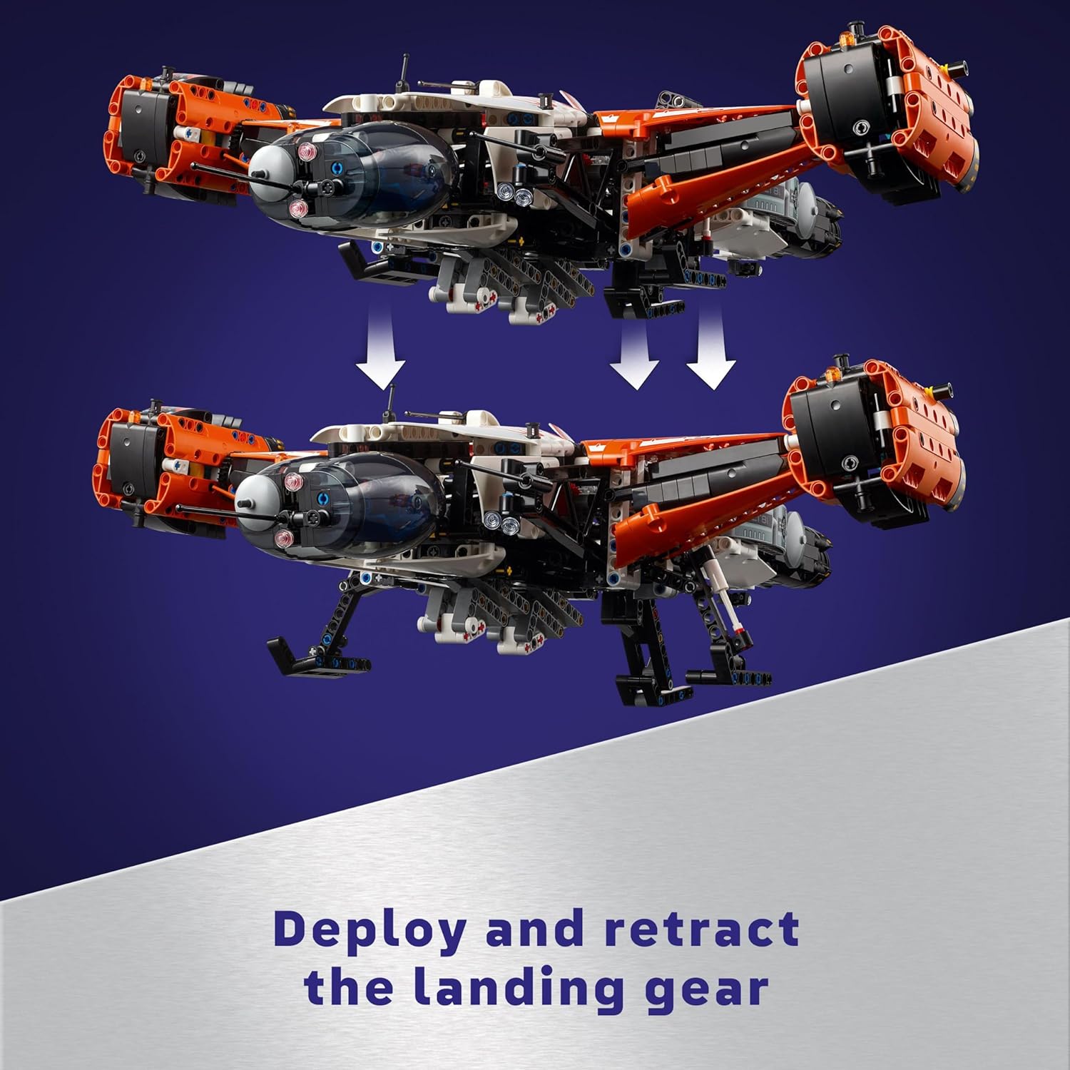 LEGO Technic VTOL Heavy Cargo Spaceship LT81 Set (42181) – Space Plane ...