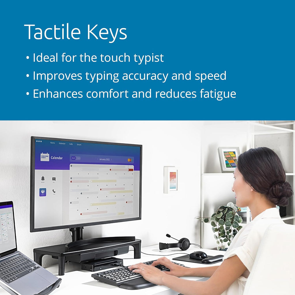 Kensington KB100 EQ Wired Keyboard (K63727UK) – QWERTY, Slim Spill ...