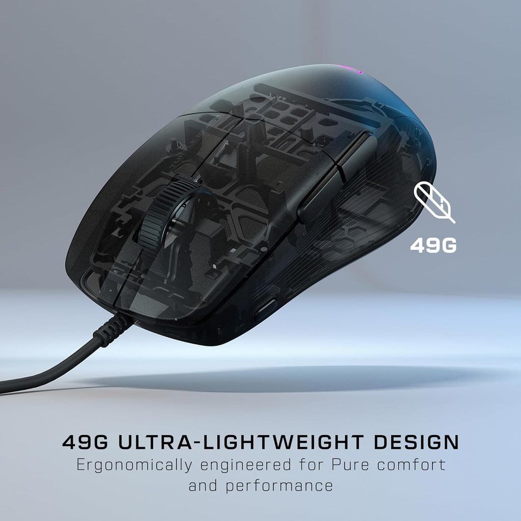 Turtle Beach Pure SEL - Ultra-Light Ergonomic RGB Gaming Mouse, 8K DPI ...