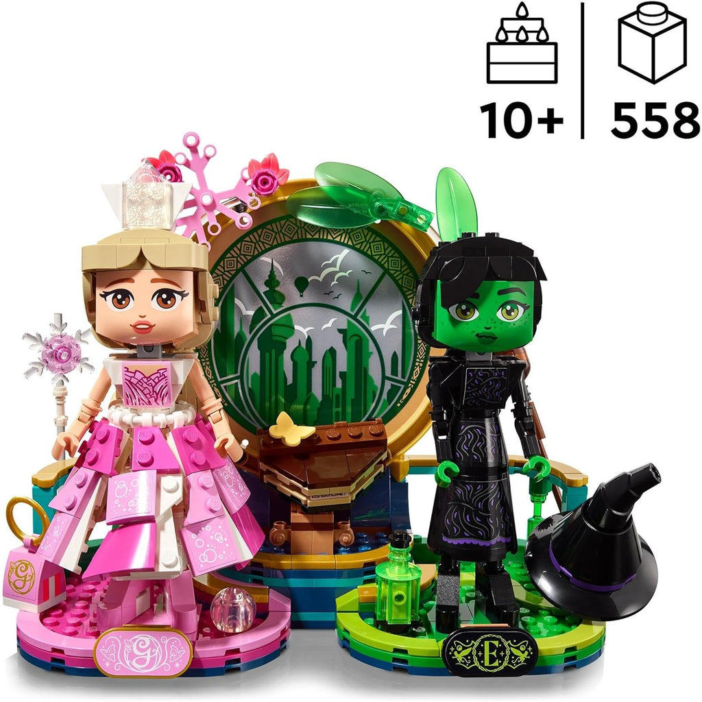 LEGO Wicked Elphaba & Glinda Figures, Building Toy Set for 10 Plus Year ...