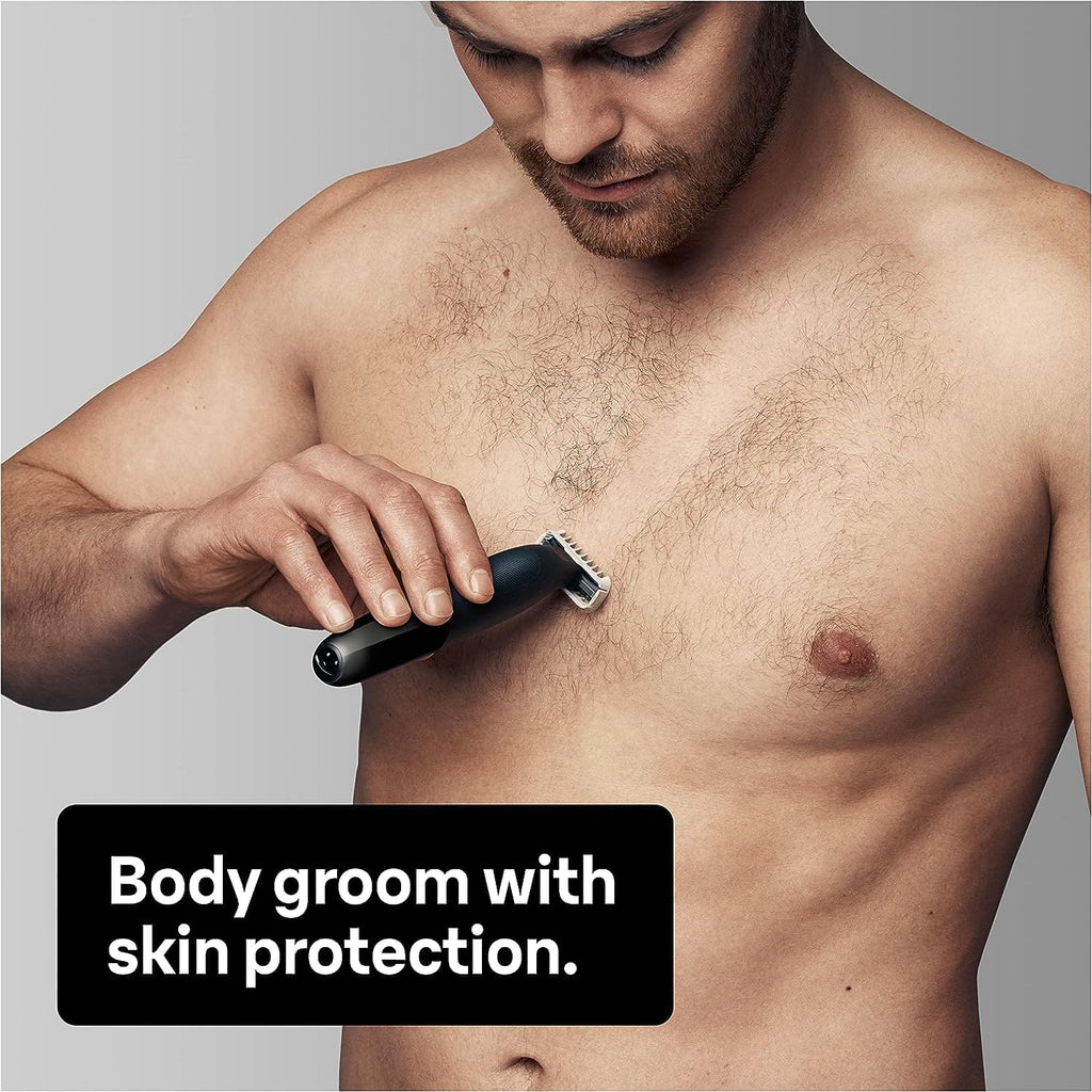 Braun Series XT3 One Blade Hybrid Beard & Stubble Trimmer, Electric ...