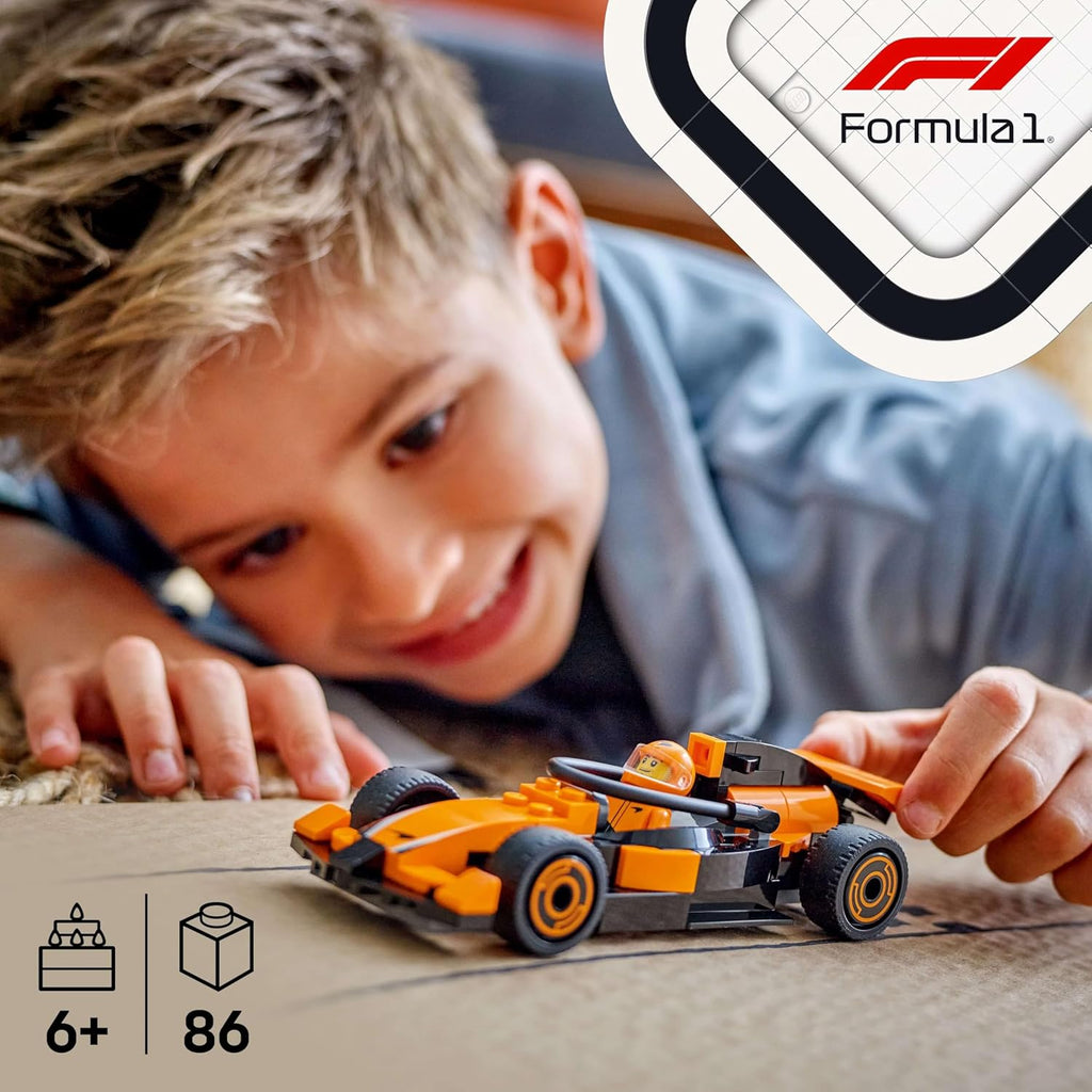 LEGO City McLaren F1 Race Car (60442) – Formula 1 Building Toy with Dr ...