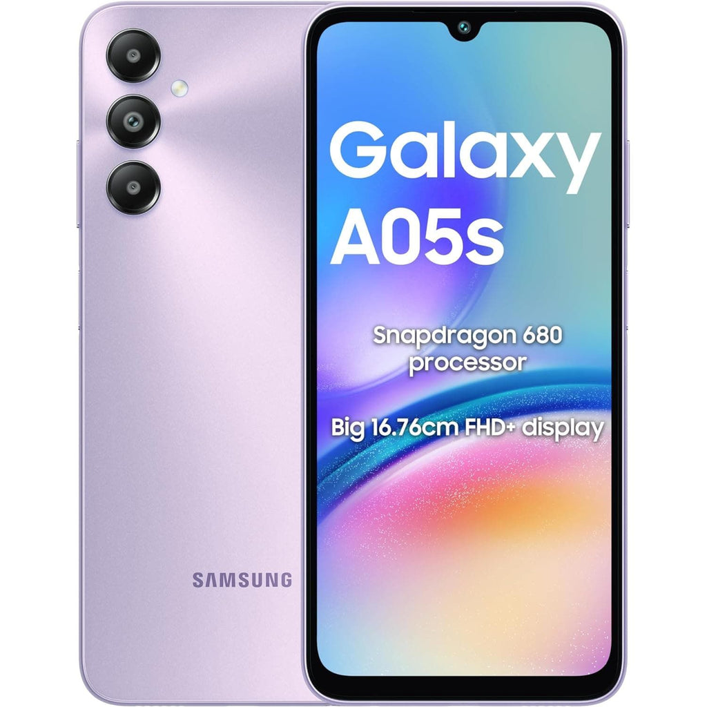 Samsung Galaxy A05s 4G - 64GB, 4GB RAM, Dual SIM, Light Violet, Unlock ...
