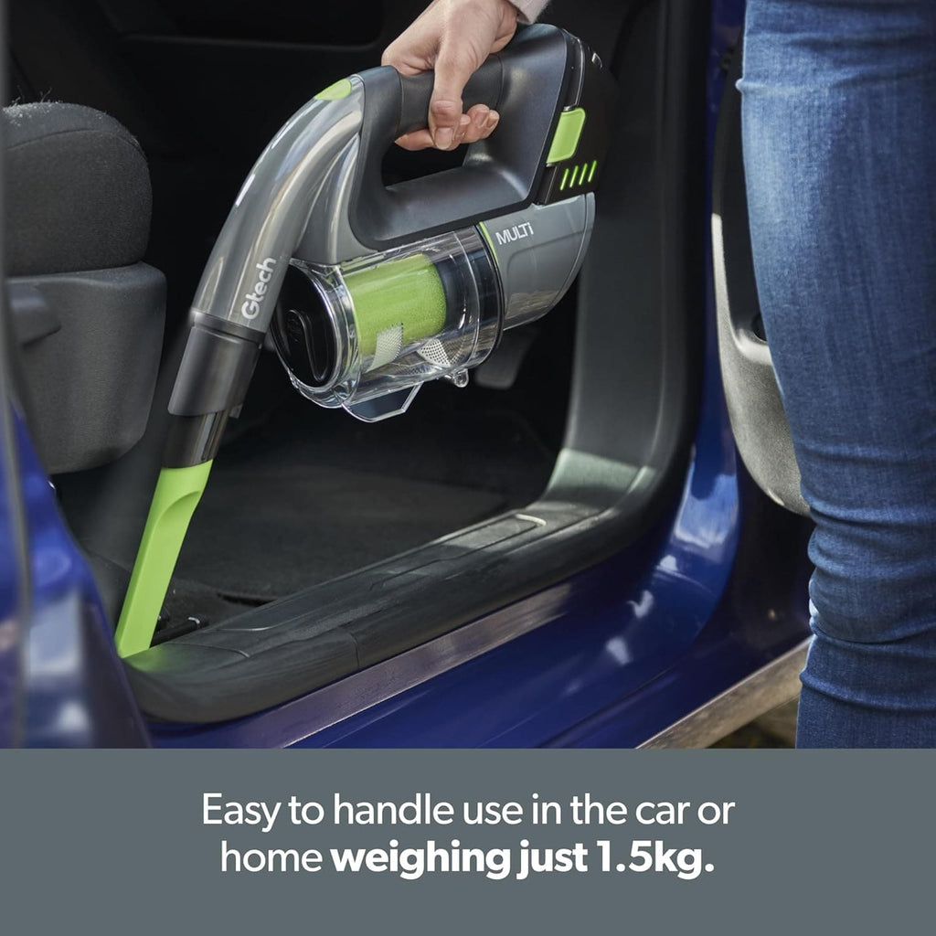 Gtech Multi MK2 Cordless Handheld Vacuum Cleaner, 22V Li-ion Battery ...