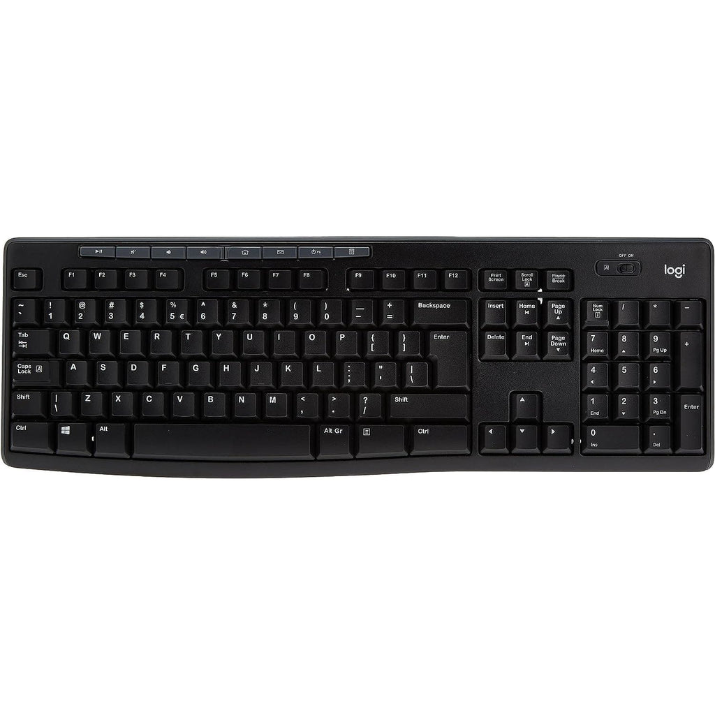 Logitech MK270 Wireless Keyboard and Mouse Combo for Windows, 2.4 GHz ...