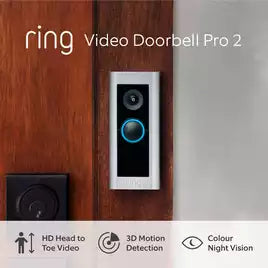 Ring Pro 2 Plug In Video Doorbell - Silver– Gadcet UK