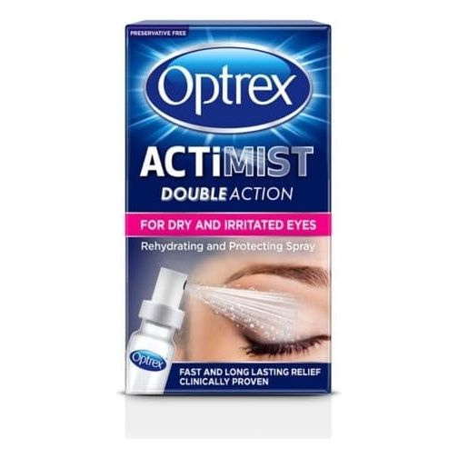 Optrex ActiMist Double Action Spray Dry Irritated Eyes 10ml | Gadcet UK ...