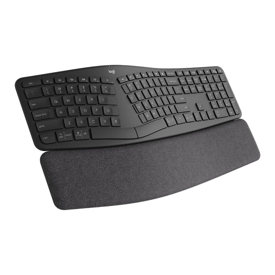Logitech ERGO K860 Wireless Ergonomic Keyboard - Split Keyboard Layout ...