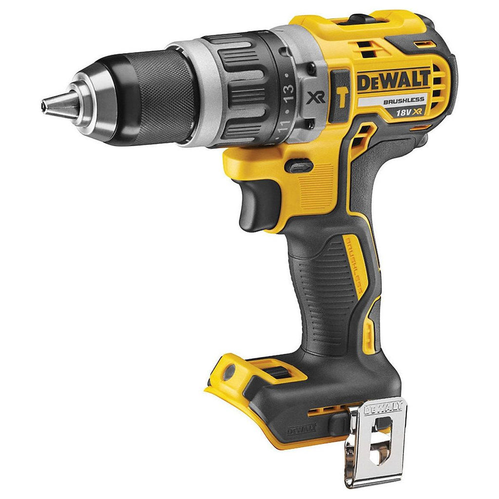 Dewalt XR Cordless 4pc 18v Brushless Combi Drill Impact Driver Grinder Torch Kit | Gadcet UK ...