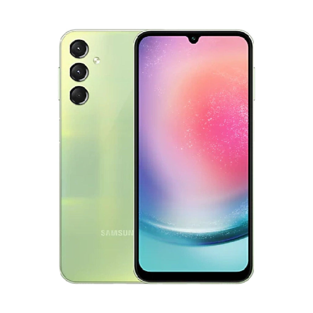 Samsung Galaxy A24 4G 128GB Storage, 4GB RAM, Dual SIM - Light Green ...