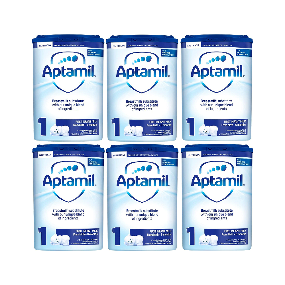 Aptamil - 1 First Infant Milk - From Birth - 800g (Pack of 6) | Gadcet UK